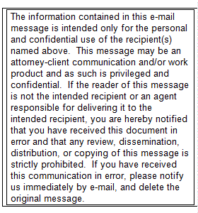 Email Disclaimers: Legal Effect in American Courts - Talkov Law ...